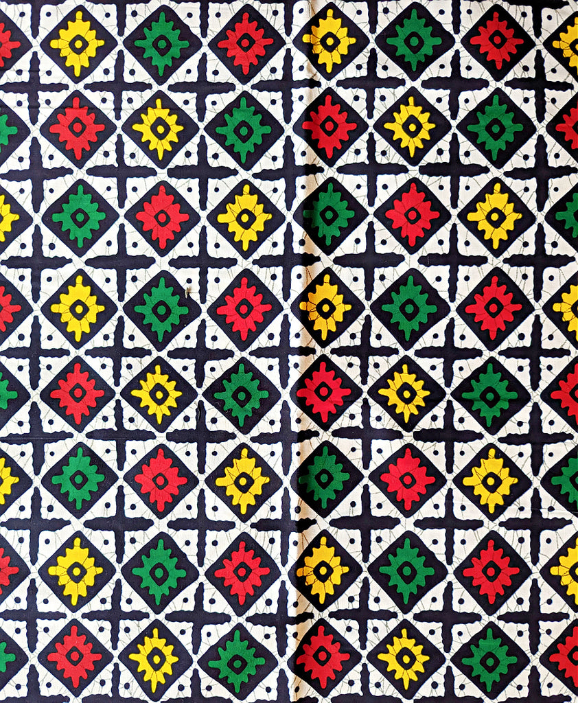 Red Green Ankara Fabric 2 Yards – Reflektion Design