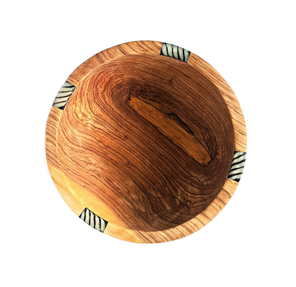 Large Olive Wood Salad Bowl – Reflektion Design